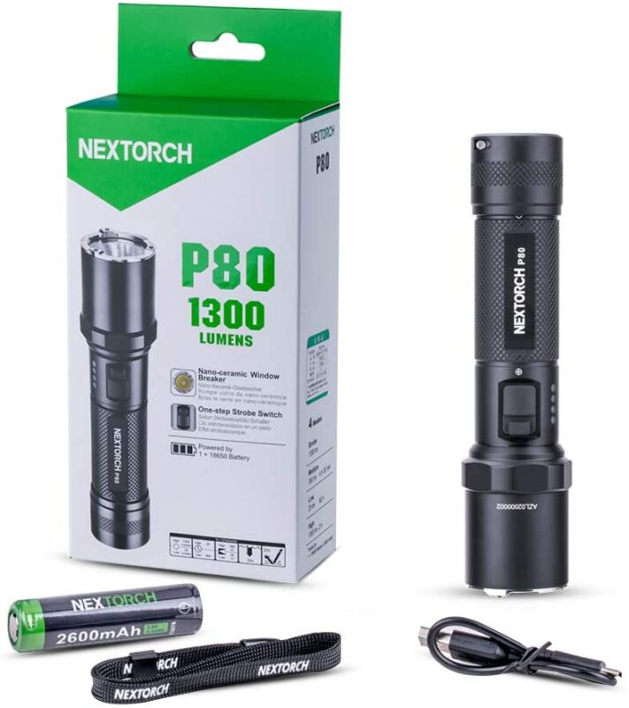 Nextorch P80 พร้อมซองพกเข็มขัด – Outdoor Vision