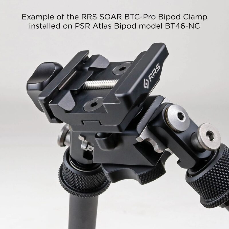 RRS SOAR BTC-Pro Bipod Picatinny/ARCA Clamp – Outdoor Vision